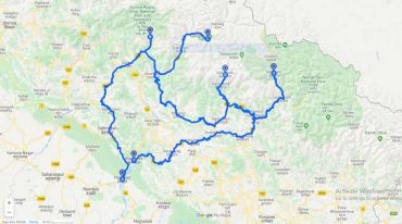 Char Dham Yatra Route Map - Route with Distances and Locations